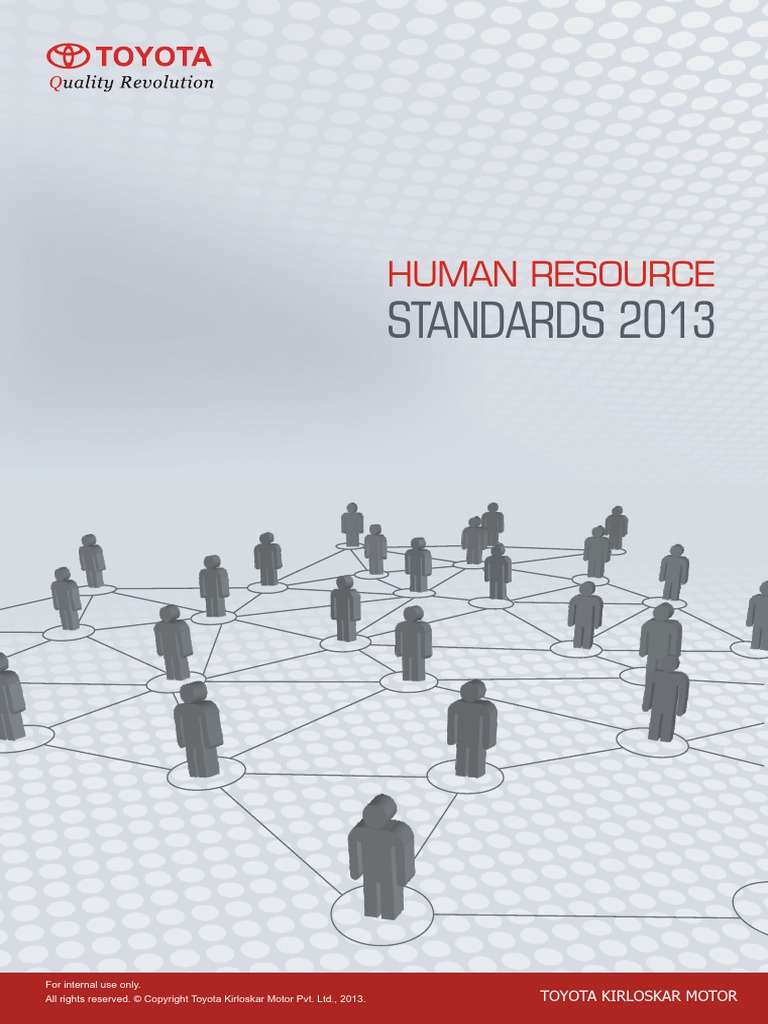 HR Standards 2013 | PDF | Human Resources | Compensation And Benefits