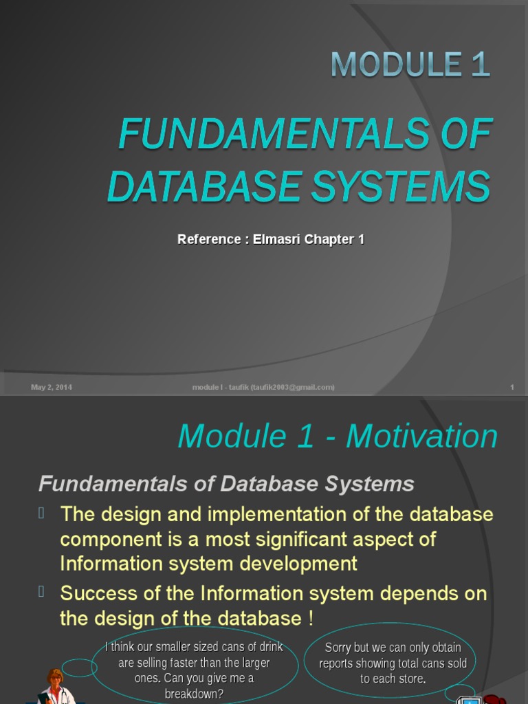 Reference: Elmasri Chapter 1 | PDF | Databases | Information Management