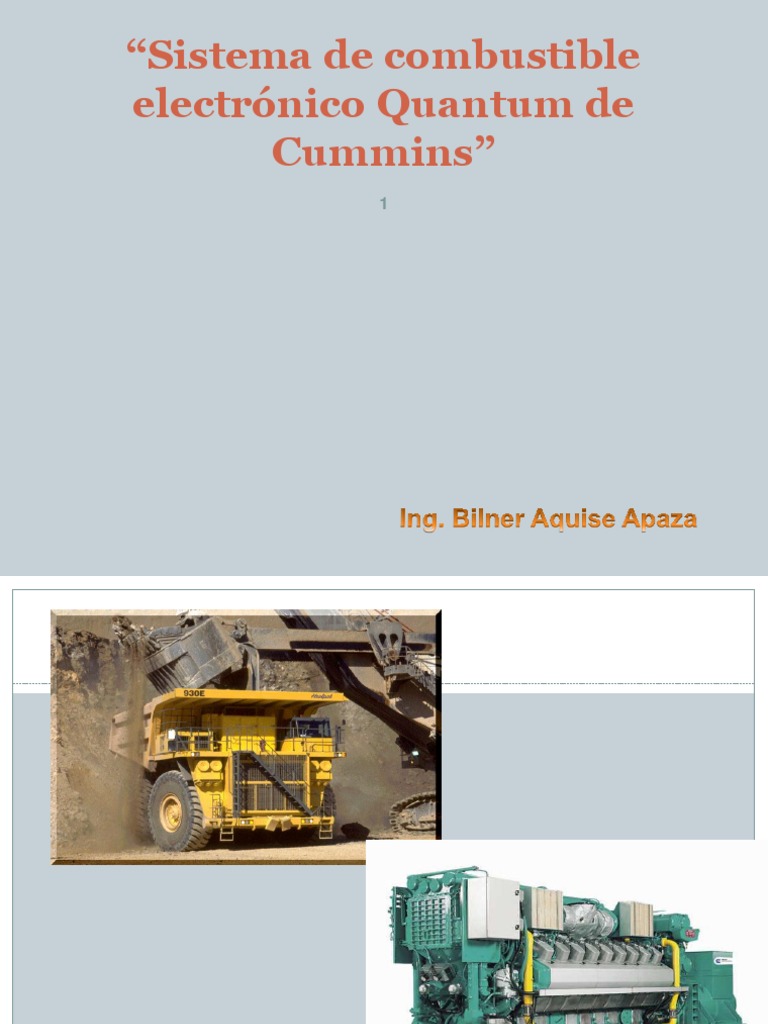 Cummins HPI | PDF | Propulsión | Motor de combustión interna
