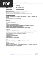 Plan de Clase LETRAS | PDF | Alfabeto | Sílaba