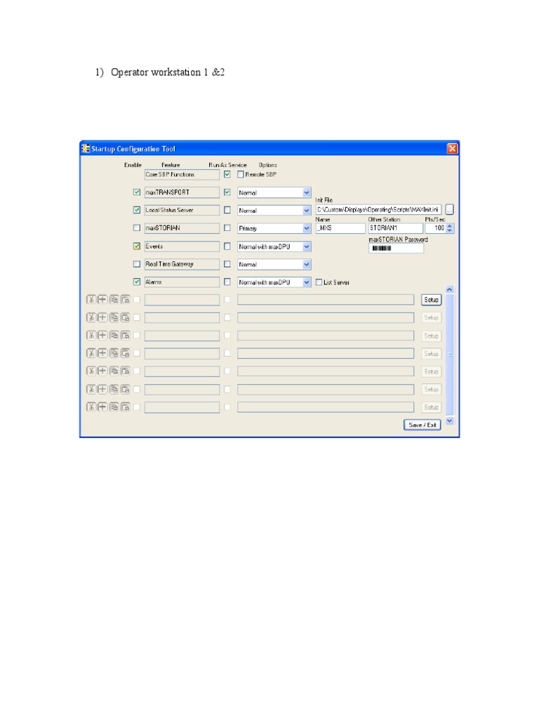 1) Operator Workstation 1 &2 | PDF