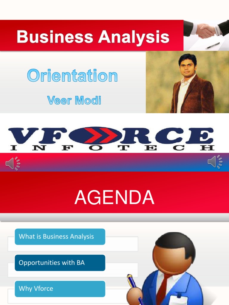 Vforce Infotech BA Orientation | PDF | Databases | Computer Data