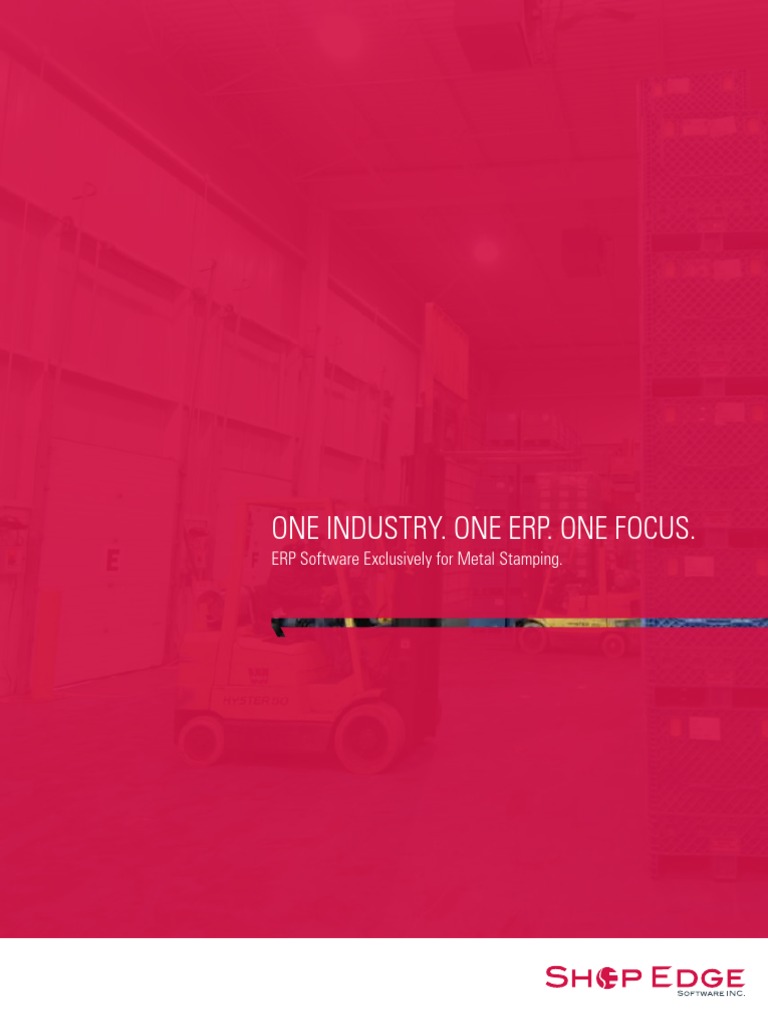 One Industry. One Erp. One Focus.: Erp Software Exclusively For Metal ...
