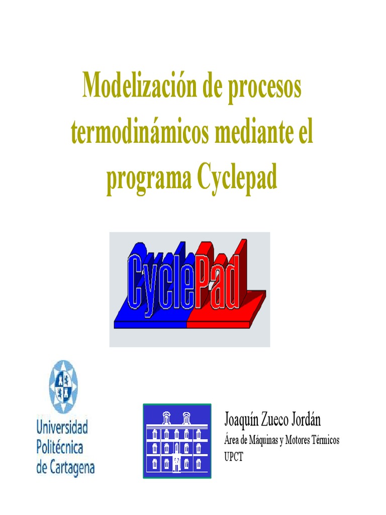 Modelización termodinámica con Cyclepad | PDF | Refrigeración ...