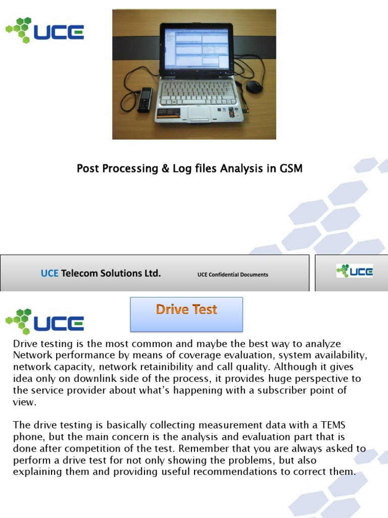 Post Processing And Log Files Analysis In Gsm Telecom Solutions Ltd