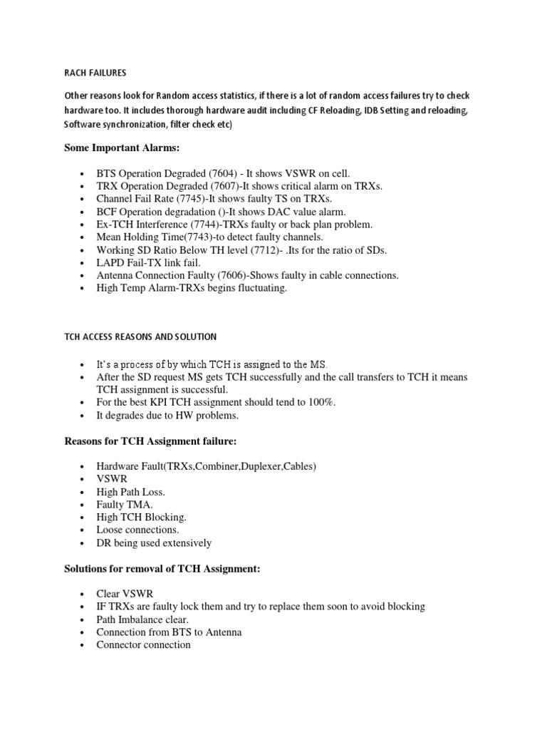 Rach Failures | PDF | Password | Radio