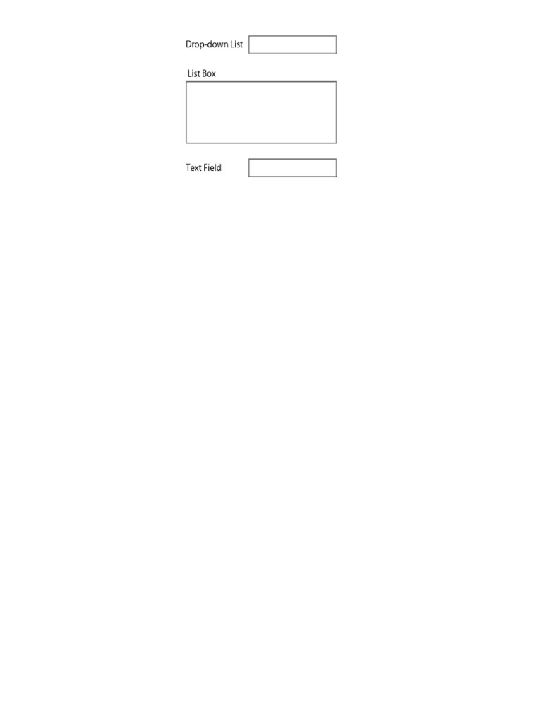 Understanding Drop-down Lists and Text Fields | PDF