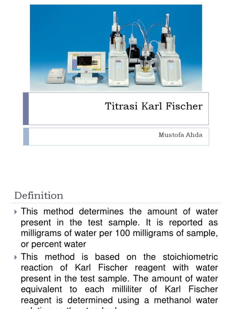 Titrasi Karl Fischer | PDF | Titration | Chemistry