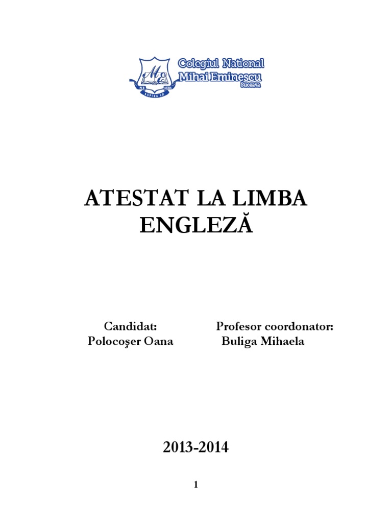 Atestat Final Engleza | Download Free PDF | Meal | British Cuisine