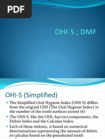 OHI-S: Simplified Oral Hygiene Index | PDF | Dental Anatomy | Face