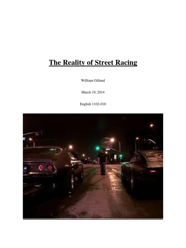 Street Racing: Risks and Culture | PDF