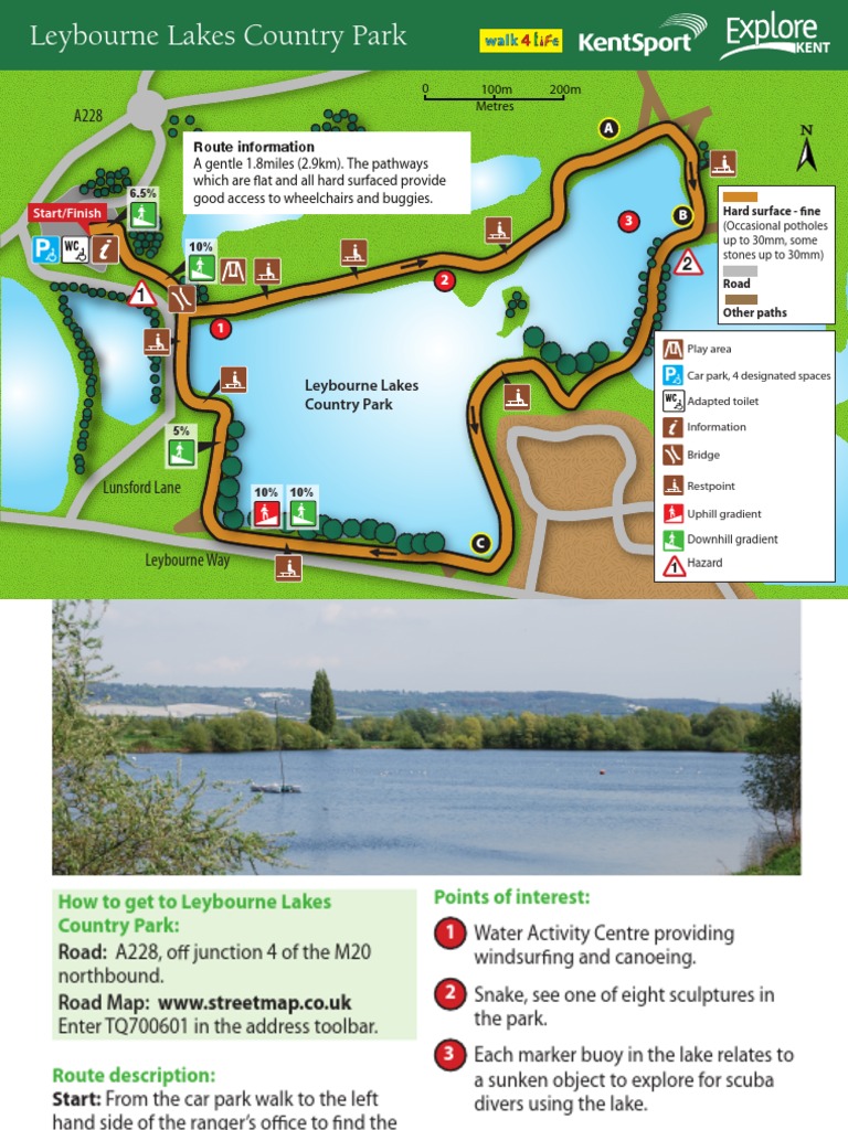 Leybourne Lakes Country Park: Route Information | PDF