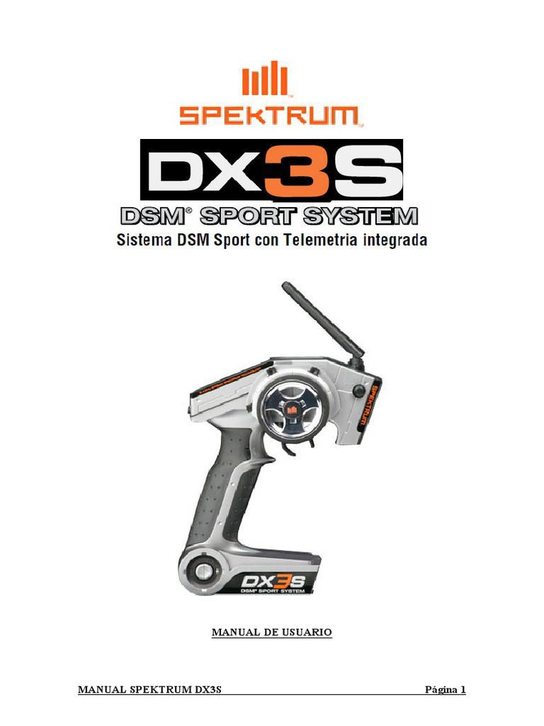 Spektrum DX3S Es | PDF | Funcion exponencial | Engranaje