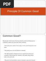 The Principle of The Common Good | PDF | Common Good | Catholic Social ...
