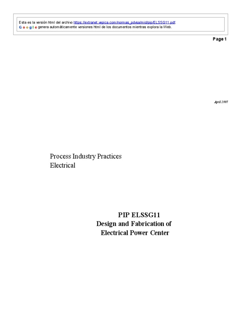 Electrical Power Center Guide | PDF | Engineering | Industries