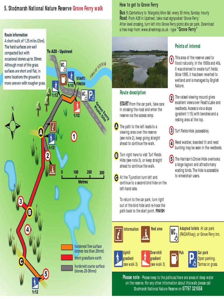 Walks For All Stodmarsh National Nature Reserve | PDF | Technology ...