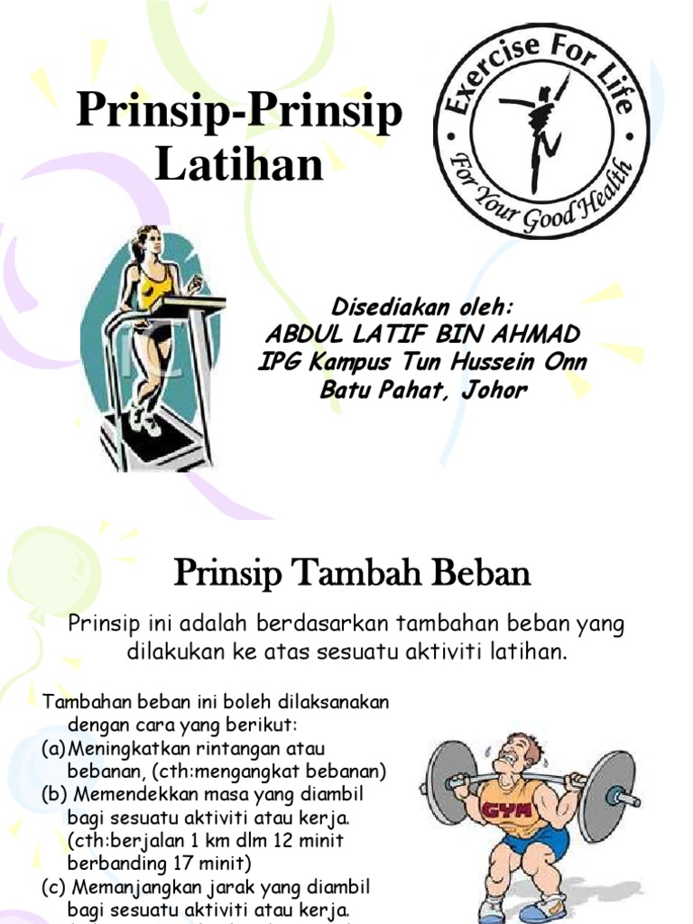 Prinsip-Prinsip Latihan | PDF