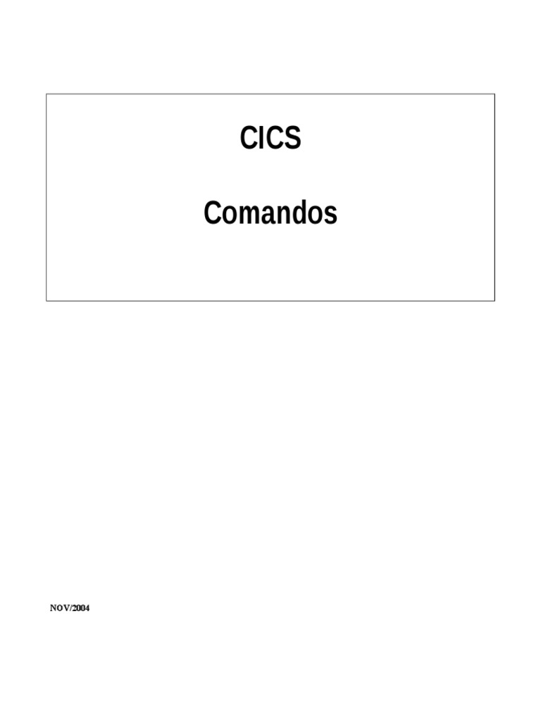 CICS Commands for Sending and Receiving Maps, File Processing, Program ...