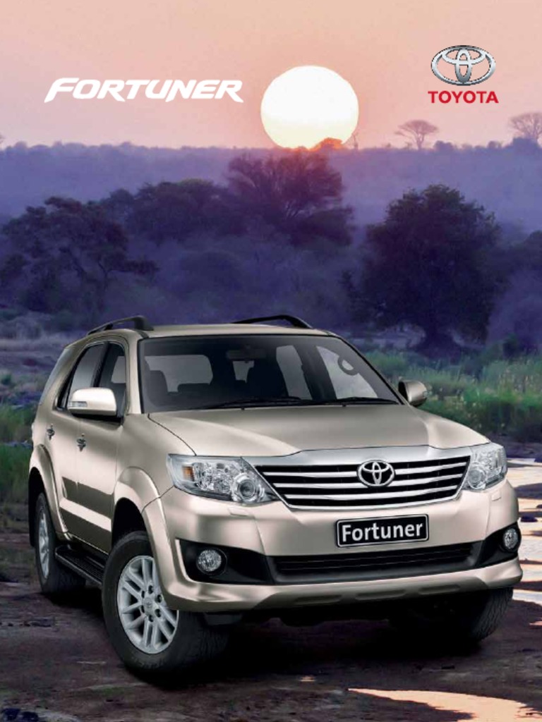 Fortuner Brochure 2014 | PDF | Automatic Transmission | Four Wheel Drive