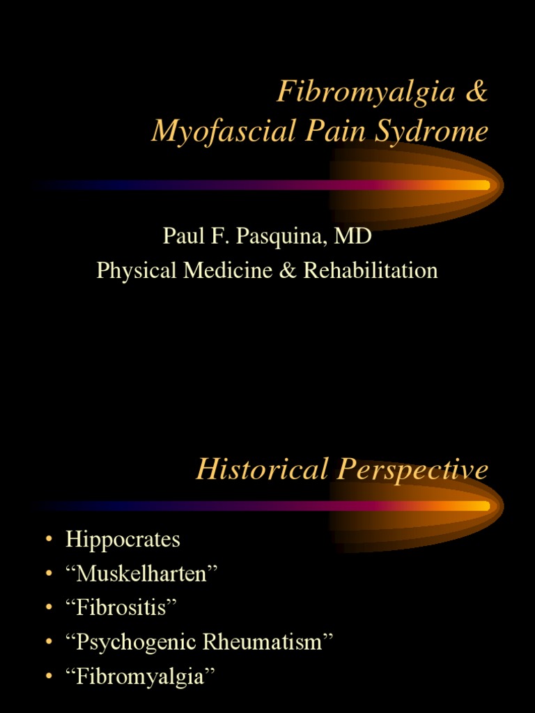 Fibromyalgia And Myofascial Pain Pdf Myofascial Trigger Point