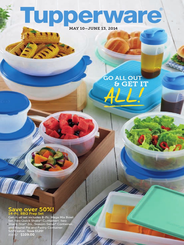 Tupperware Mid-May 2014 Brochure | PDF
