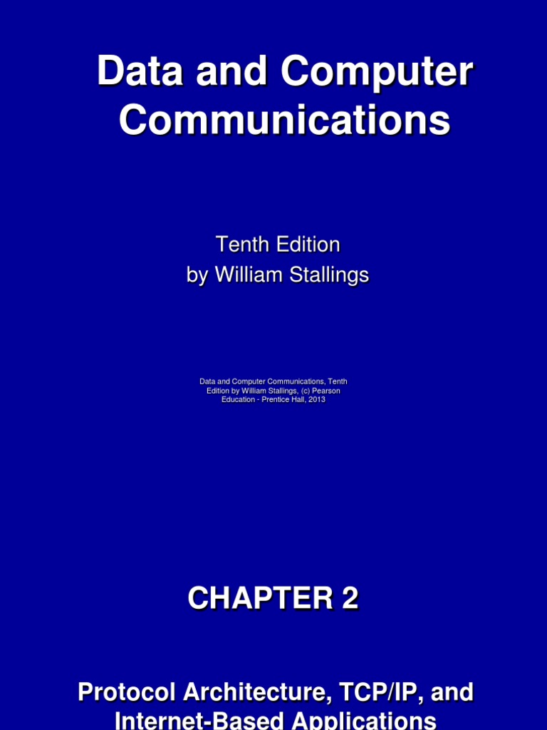 Data and Computer Communications: Tenth Edition by William Stallings ...