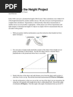 MATH PROJECT | PDF | Trigonometry | Shadow
