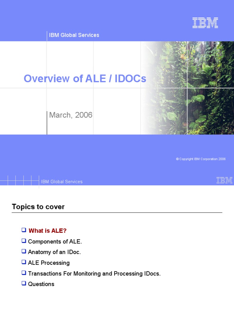 Ale Idoc Edi 1195039813411322 3 | PDF | Information Technology | Communication