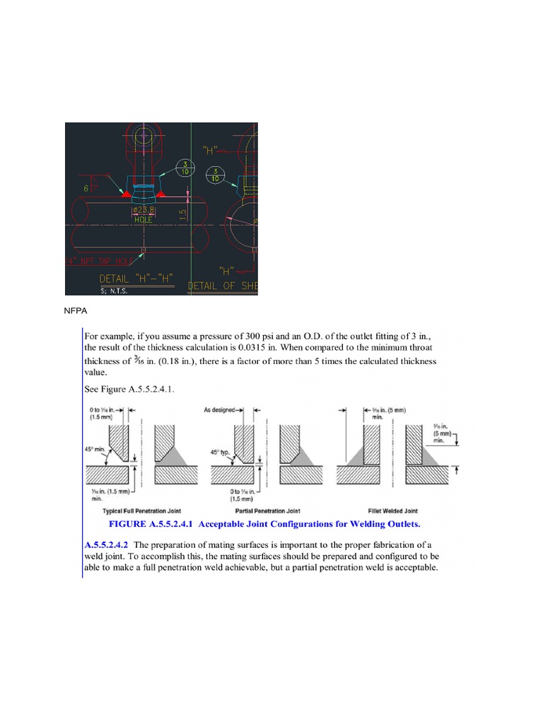 Weldolet Welding Detail | PDF