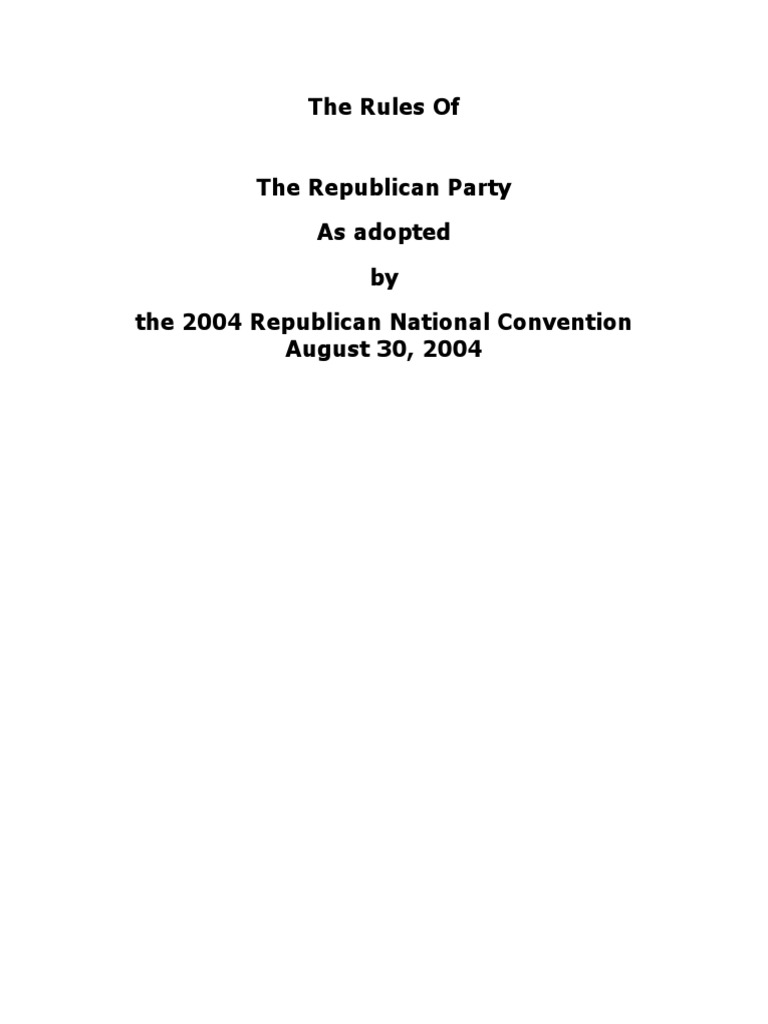 Republican Party | PDF | Elections | Political Parties