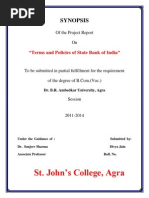 SBI Internship Report | PDF | Banks | Employment