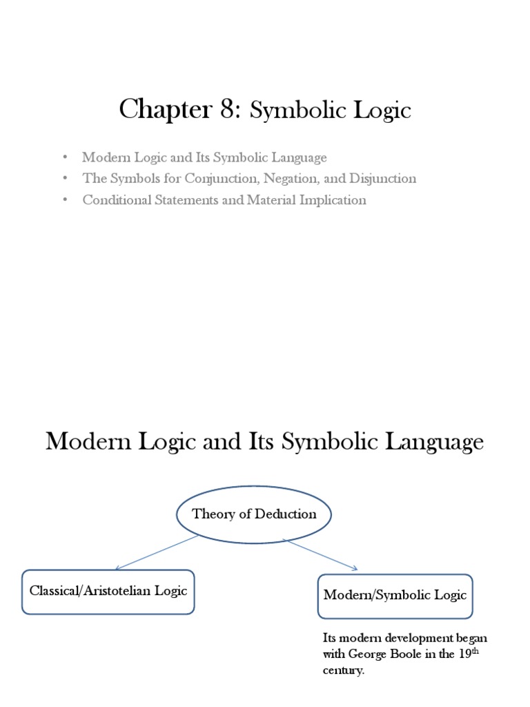Symbolic Logic 1 | Logic | Truth