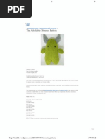 Red Cross Trauma Teddy Pattern | PDF | Knitting | Yarn