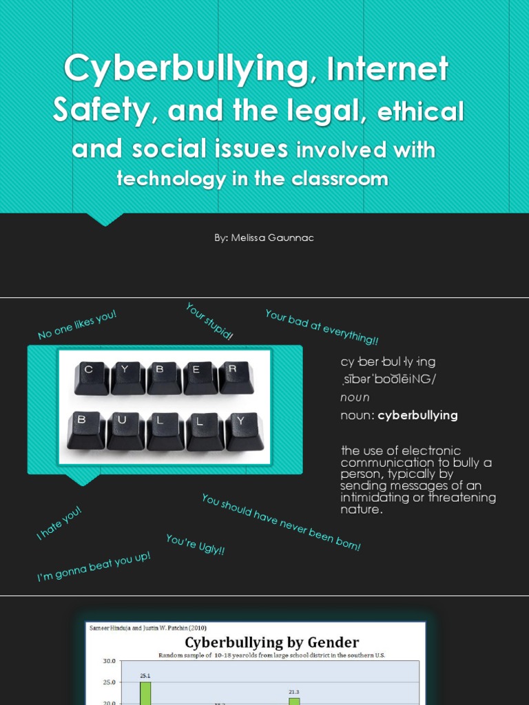 Cyberbullying Internet Safety and The | PDF | Cyberbullying | Bullying