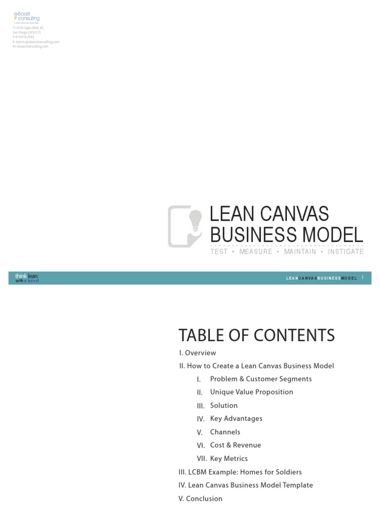 LCBM Guide | PDF | Business Model | Expense