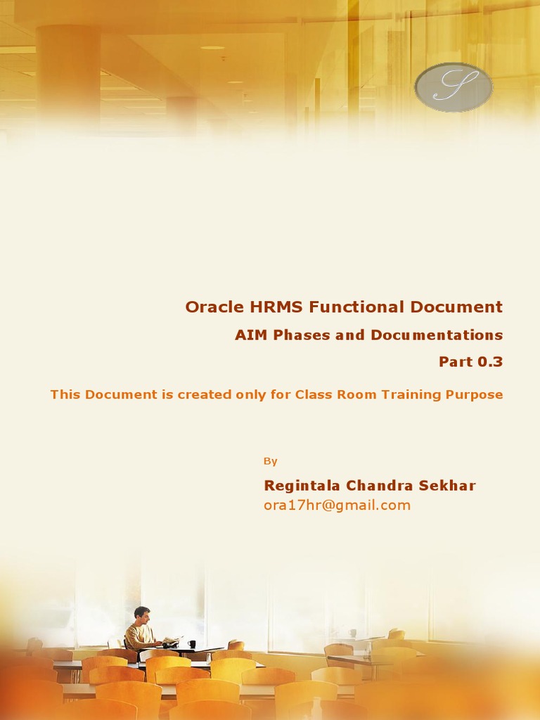Oracle HRMS Functional Document | PDF | Unit Testing | Business Process