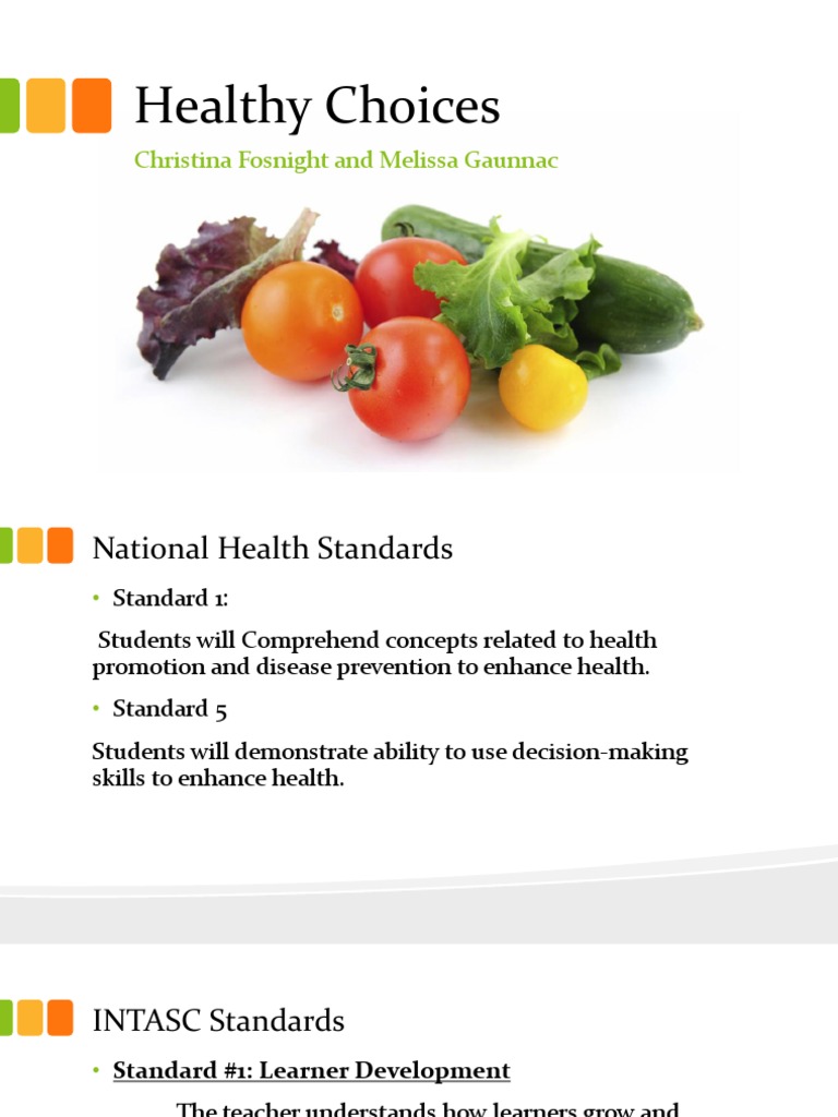 Health Lesson Plan Healthy Choices 1 | PDF | Childhood Obesity | Obesity