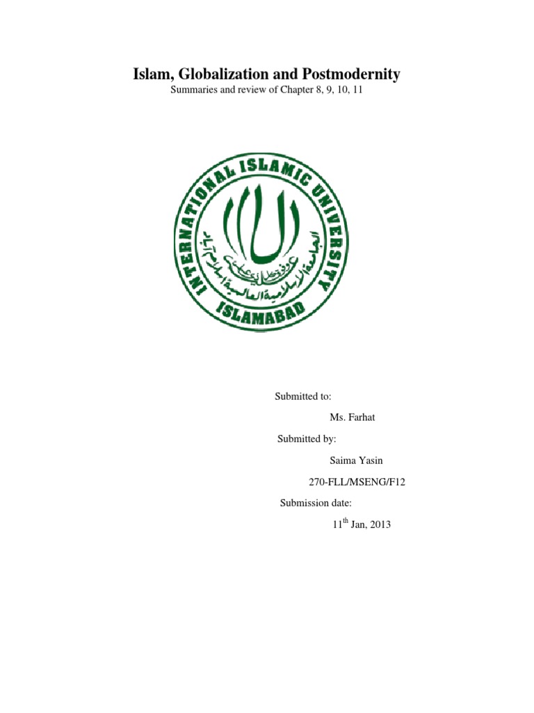 Islam and Globalization: Chapter Reviews | PDF