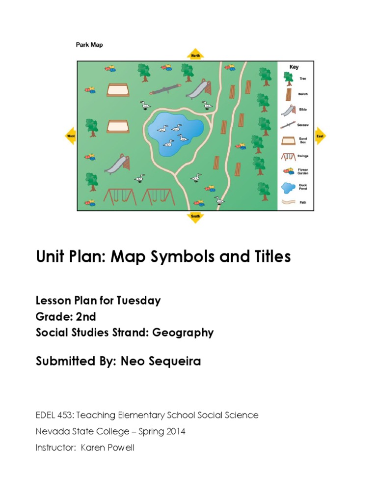 Tuesday: Map Symbols and Titles | PDF | Lesson Plan | Map