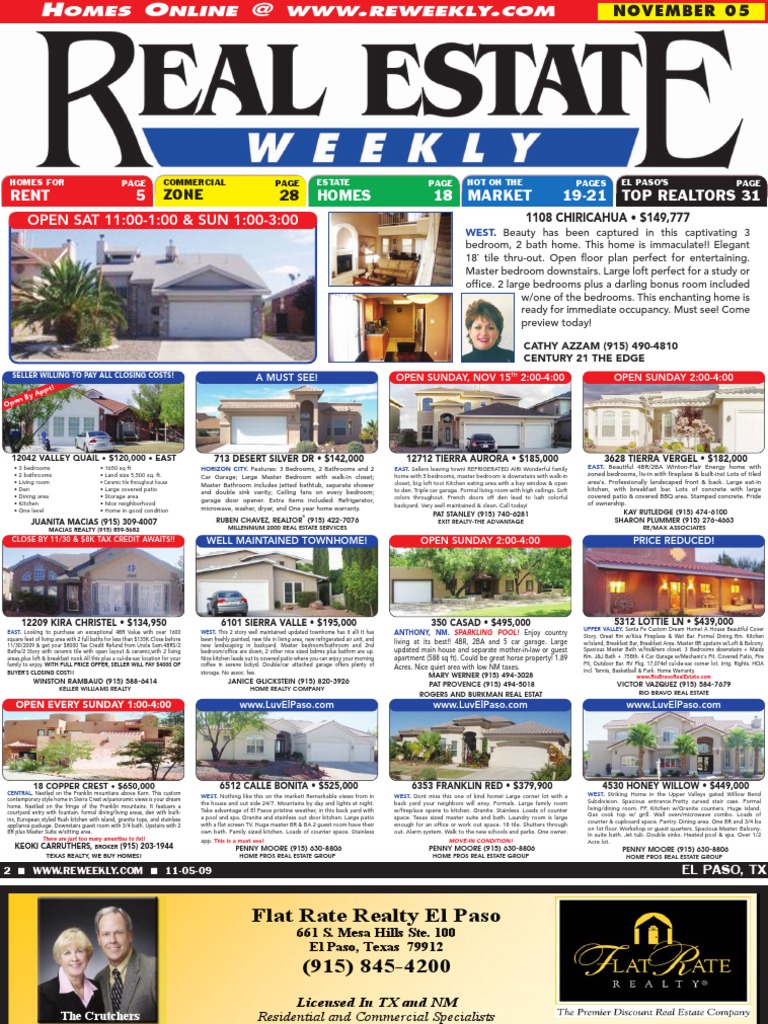 Real Estate Weekly Nov. 5, 2009 | PDF | Kitchen | Room
