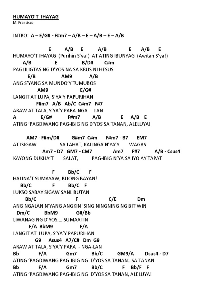 Humayo't Ihayag | PDF