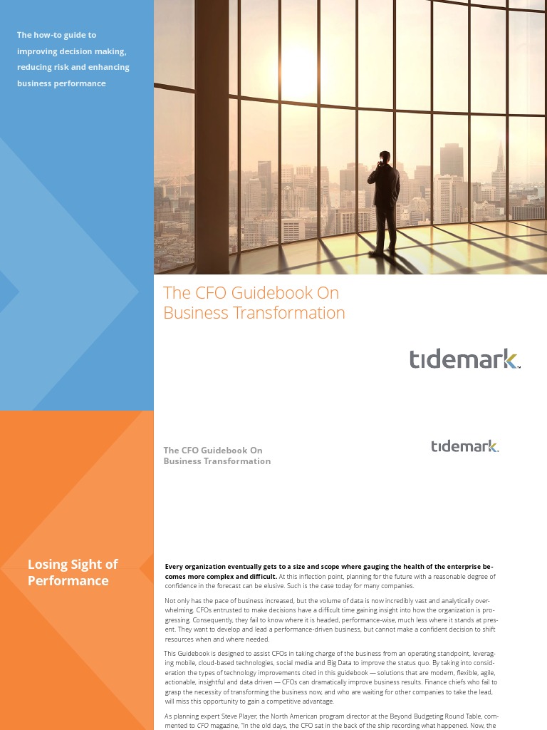 The CFO Guidebook On Business Transformation | PDF | Chlorofluorocarbon ...