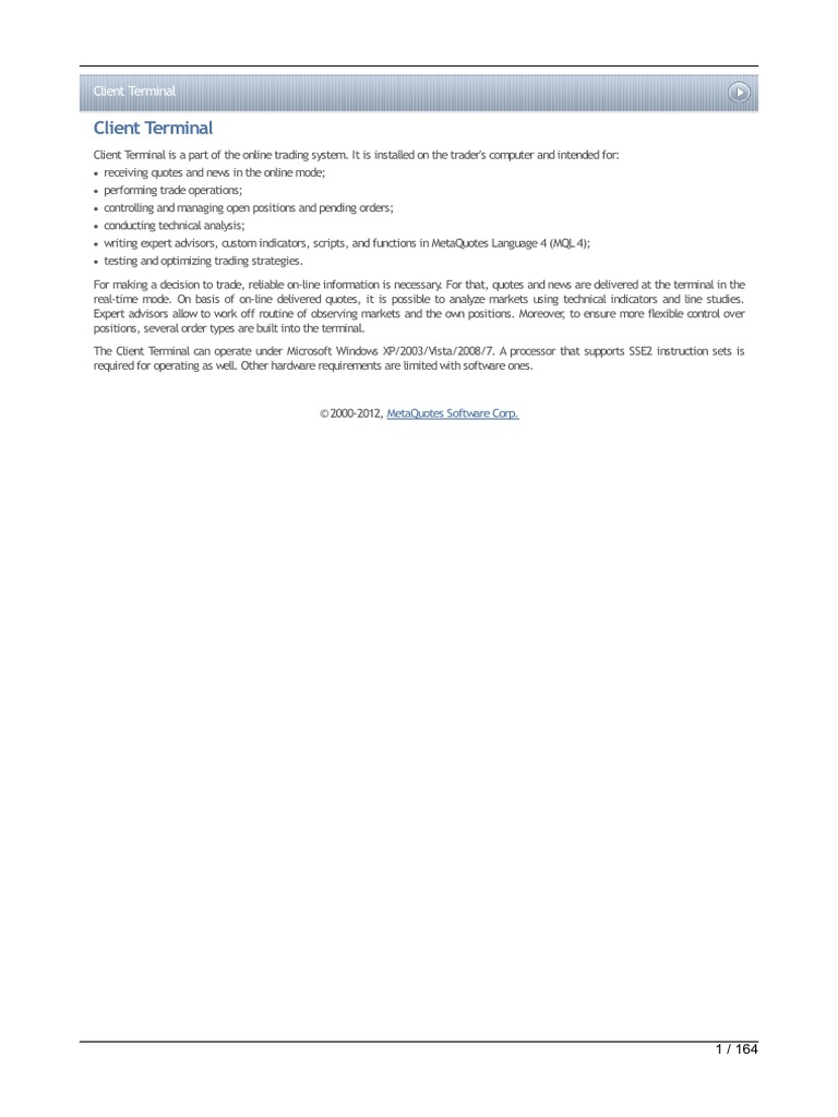 User Guide MT4 | PDF | File Transfer Protocol | Public Key Cryptography