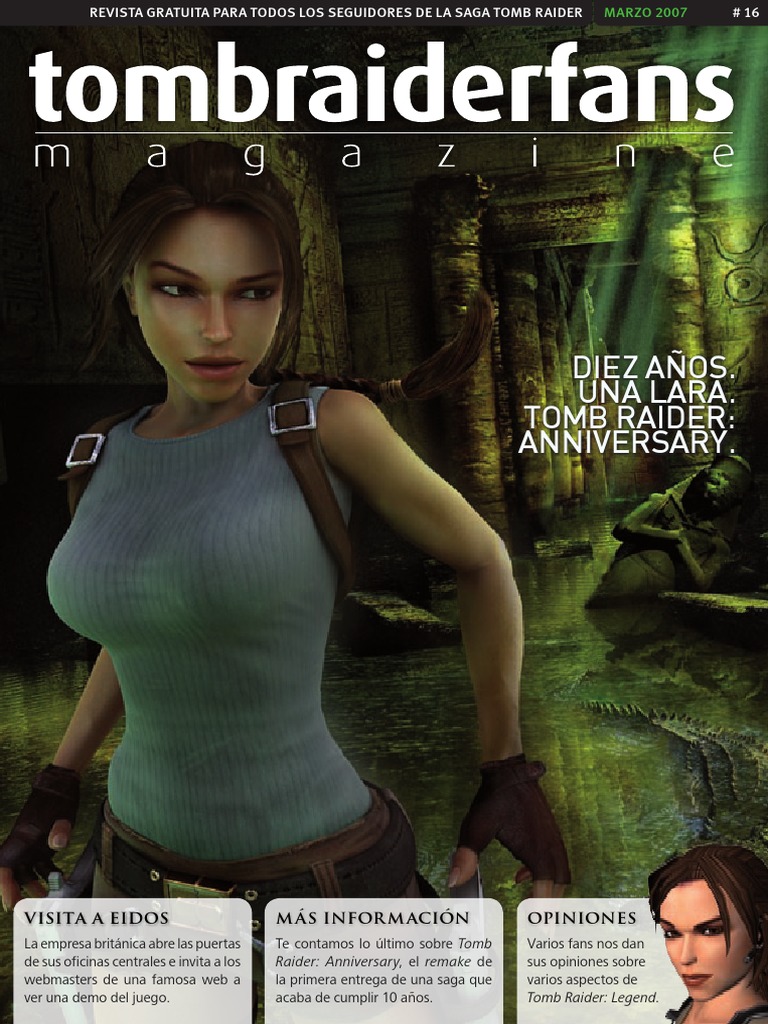 Tomb Raider Magazine Fans | PDF | Suspense (Género) | Ocio
