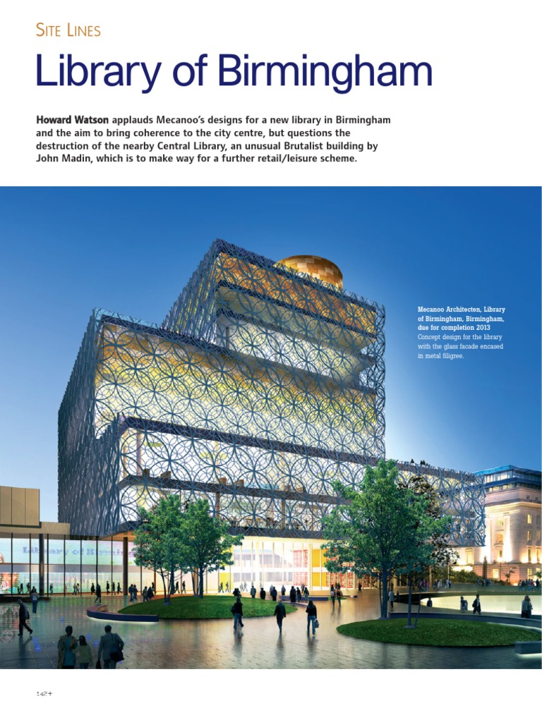 Library of Birmingham: ITE Ines | PDF | Birmingham | Art Media