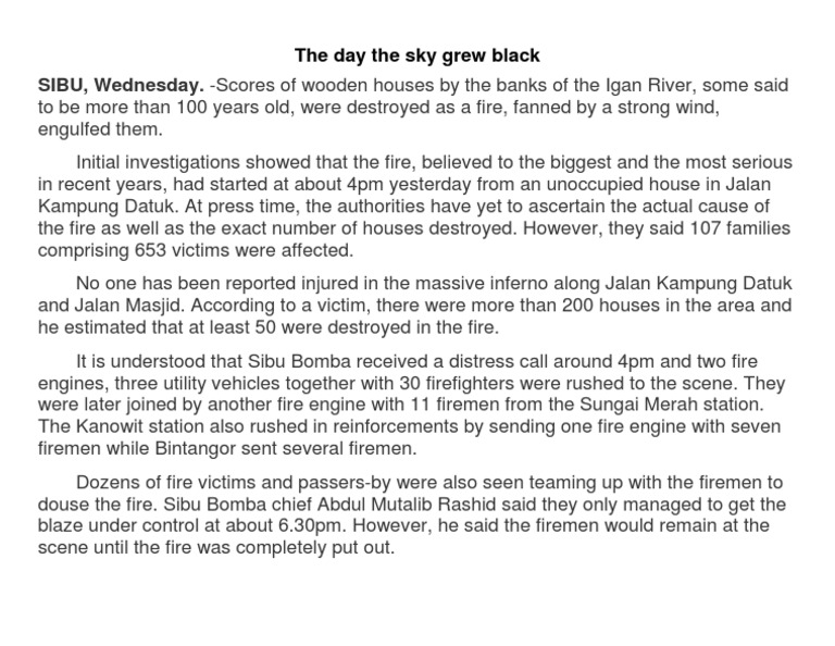 News Report Example | PDF