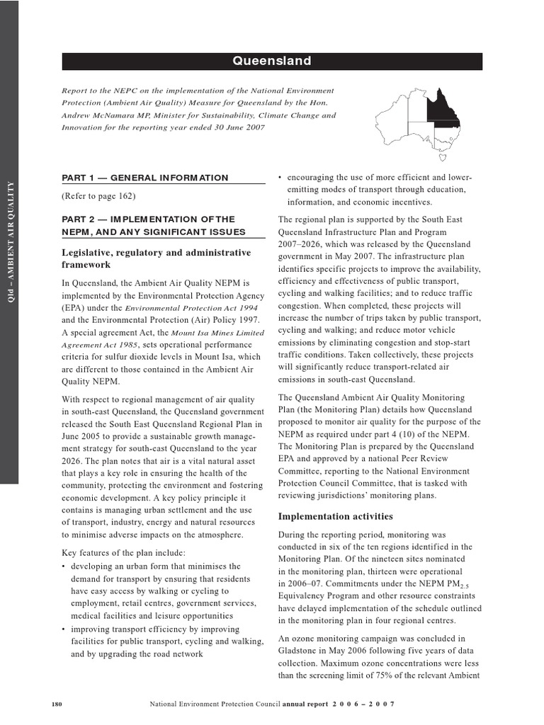 National Environment Protection Report | PDF | Environmental Protection ...