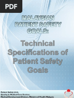 Malaysian Patient Safety Goals 2.0 | PDF | Patient | Patient Safety