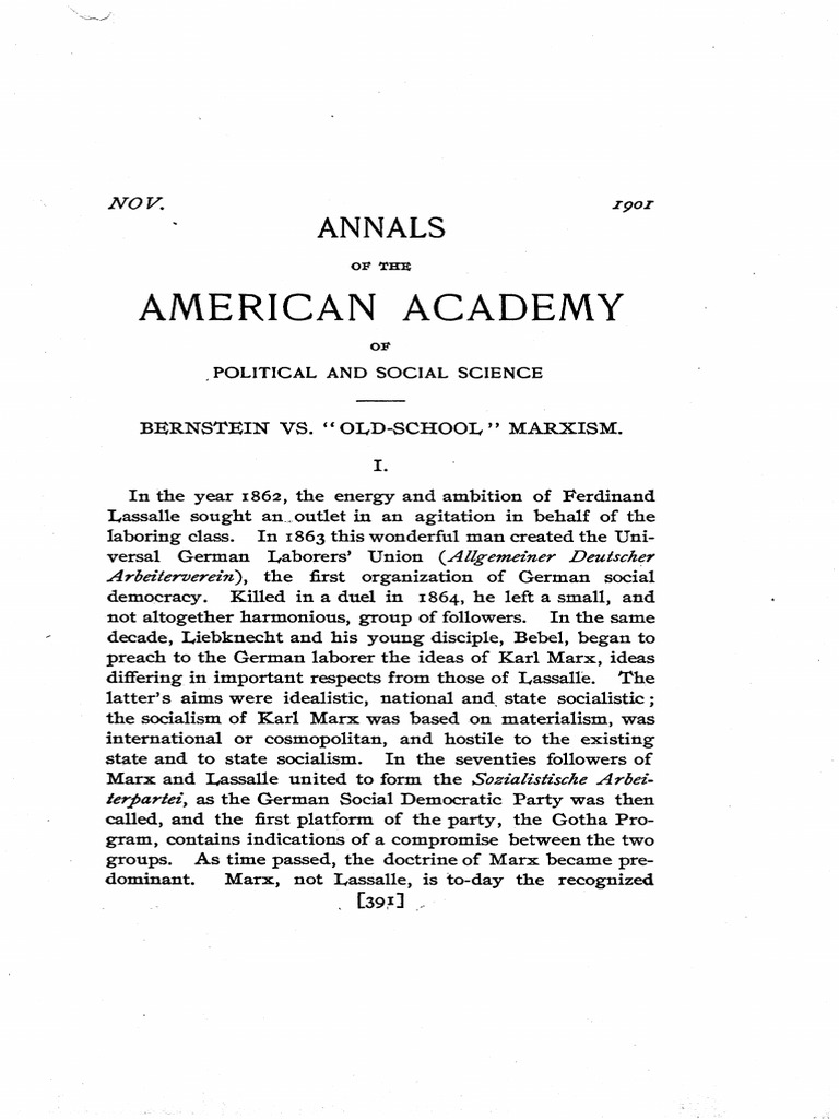 Bernstein vs. Old-School Marxism | PDF | Marxism | Karl Marx