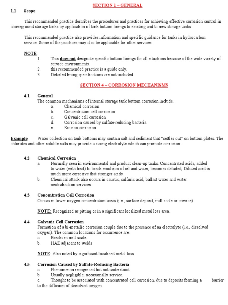 4 - Api 652 | PDF | Corrosion | Chemistry